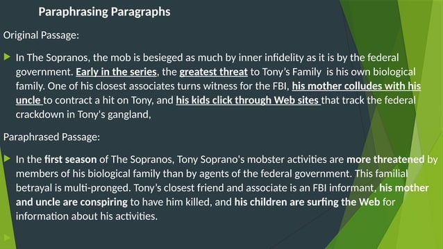 Paraphrasing In Academic Writing PPT.pptx