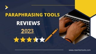 paraphrase tools reviews | PDF