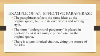 paraphrasing in English for Academic and Professional Purposes.pptx