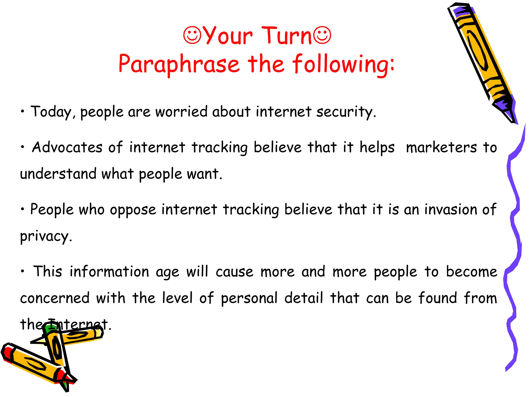 paraphrasing paraphrasing paraphrasing paraphrasing paraphrasin | PPT