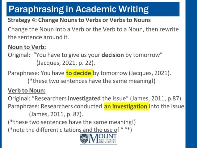 Paraphrasing-and-Citation. How to paraphrase and cite the reference ...