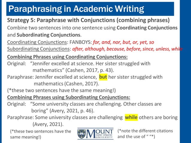 Paraphrasing-and-Citation. How to paraphrase and cite the reference ...