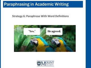 Paraphrasing-and-Citation. How to paraphrase and cite the reference ...