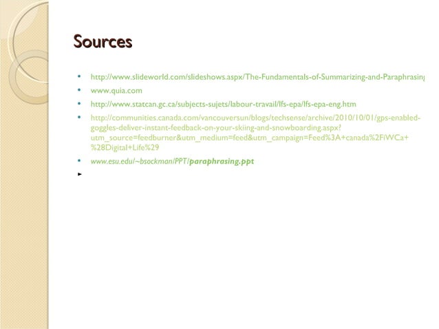 Paraphrasing- a Reading Comprehension Skill | PPT