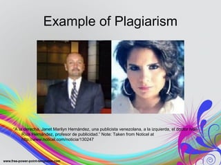 Paraphrasing and avoiding plagiarism workshop | PPT