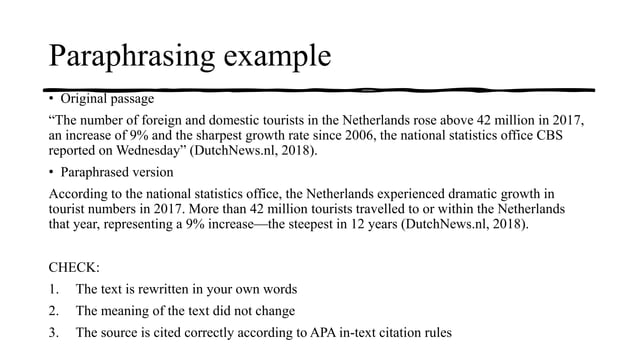 PARAPHRASING AND SUMMARIZING.pptx | Resume Writing and Advice | Job Search