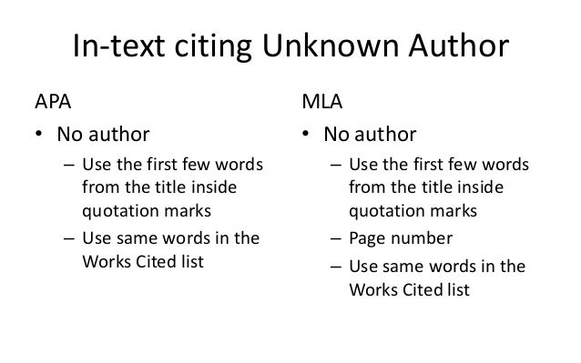 Paraphrasing & in text