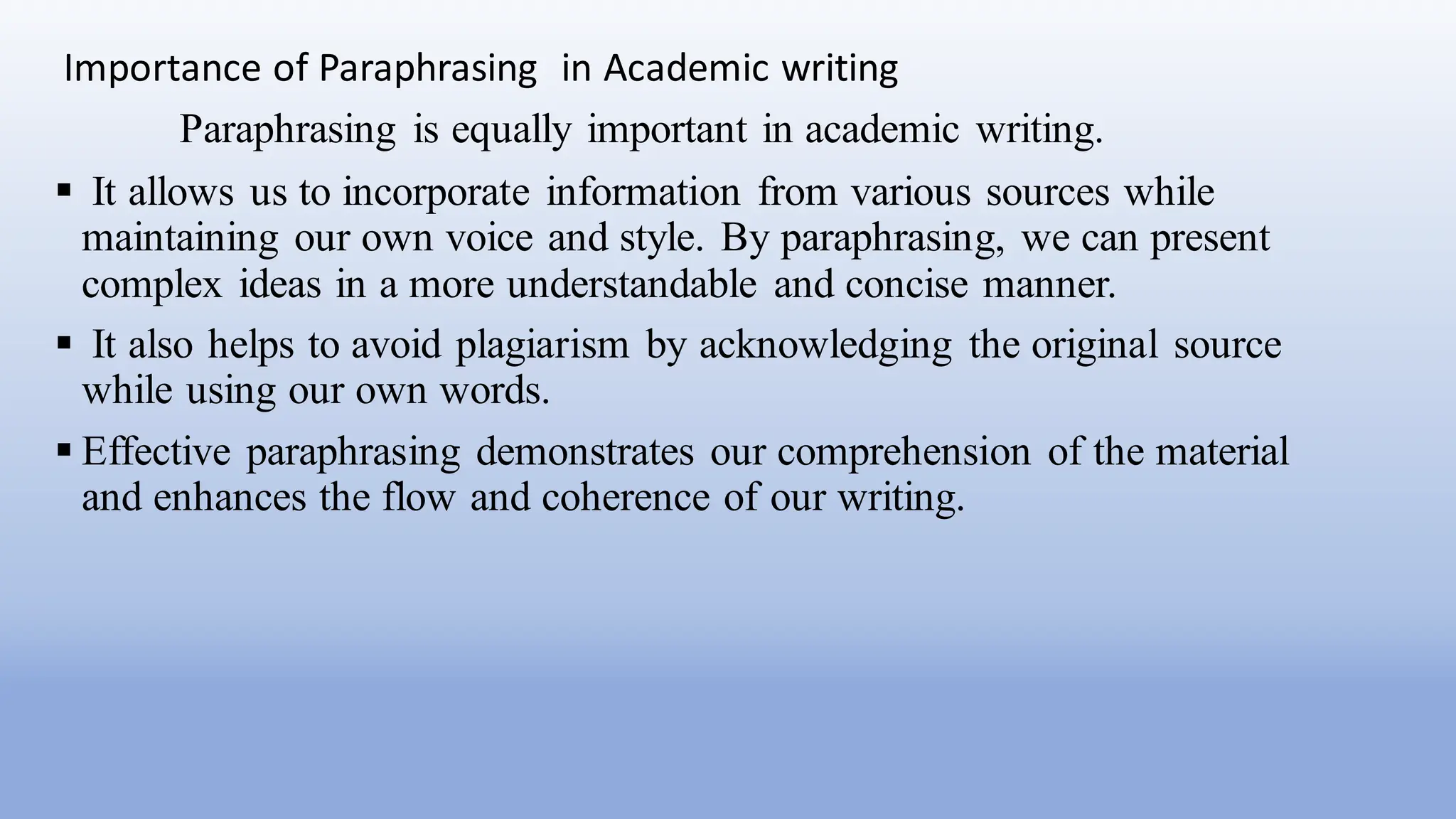 Paraphrasing nd summarising.pdf english academics | PDF