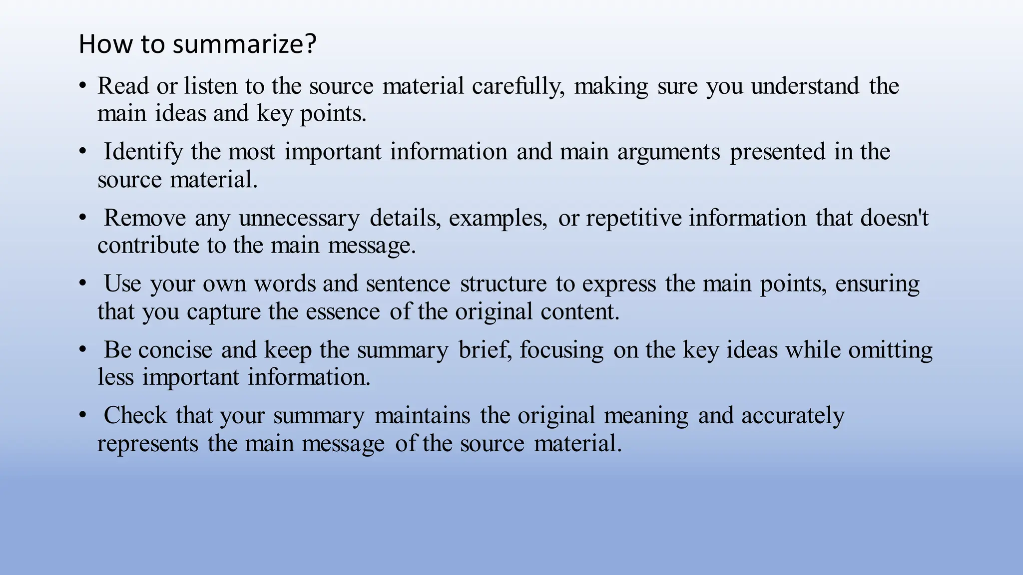 Paraphrasing nd summarising.pdf english academics | PDF