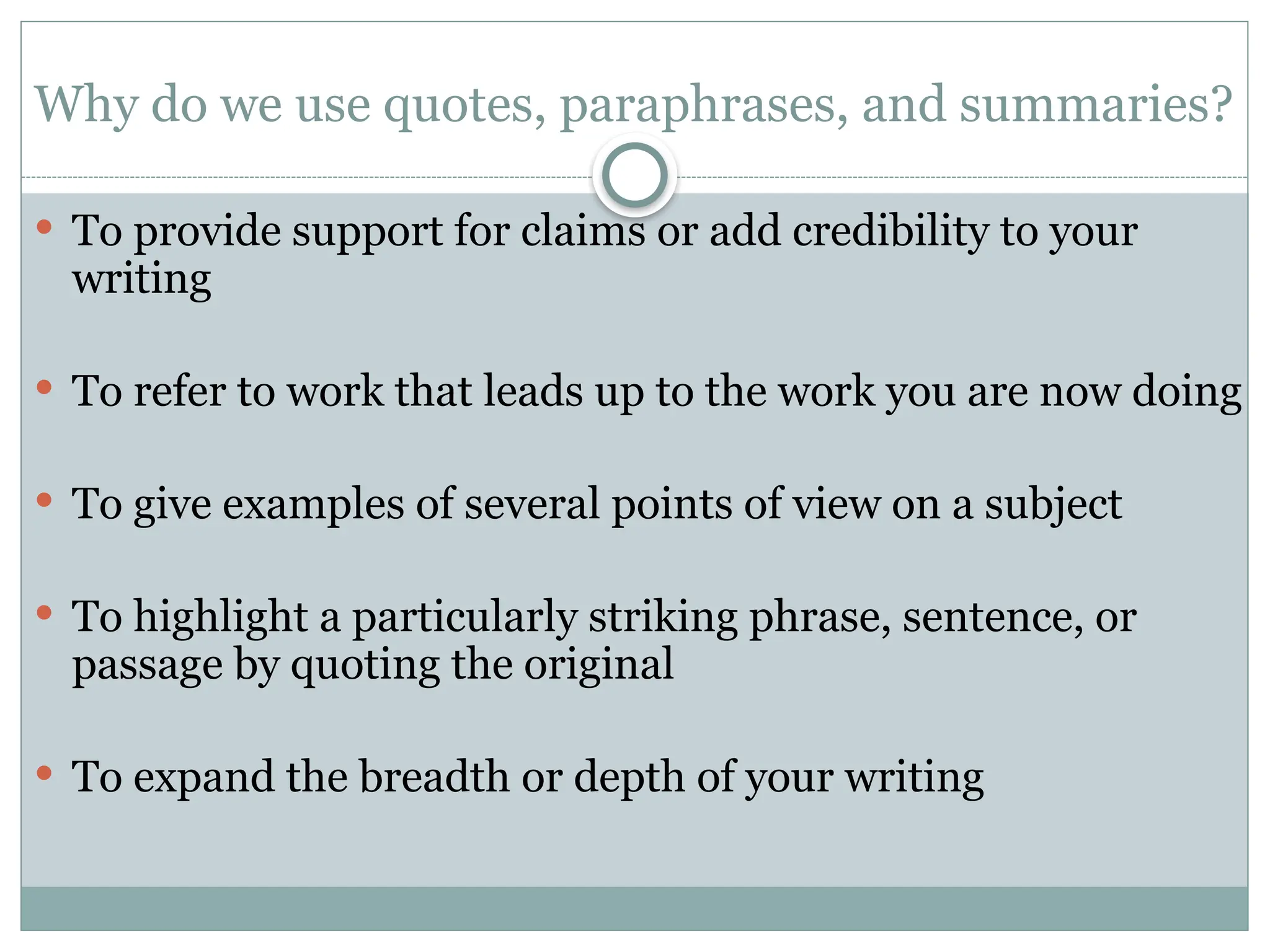 paraphrasing_powerpoint. Power Point Presentation | PPTX