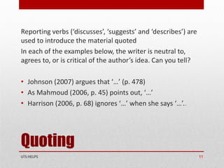Paraphrasing, Summarising and Quoting to Avoid Plagiarism.pdf