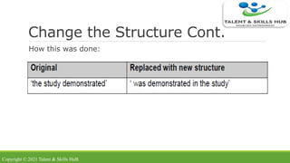 Paraphrasing techniques | PPTX