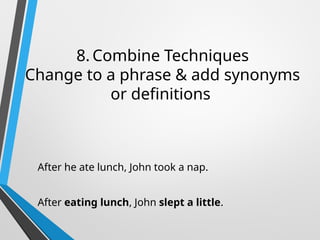IGCSE First and 2nd language Paraphrasing techniques.ppt