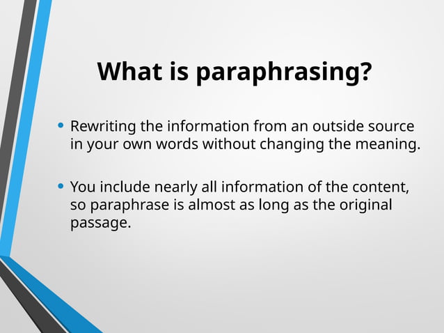 IGCSE First and 2nd language Paraphrasing techniques.ppt