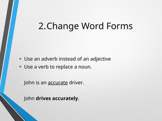 IGCSE First and 2nd language Paraphrasing techniques.ppt