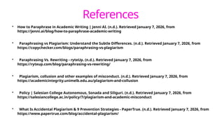 paraphrasing vs misconduct presentation ppt.pptx