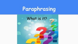 ParaphrasingvsPlagarismPPT.pptx