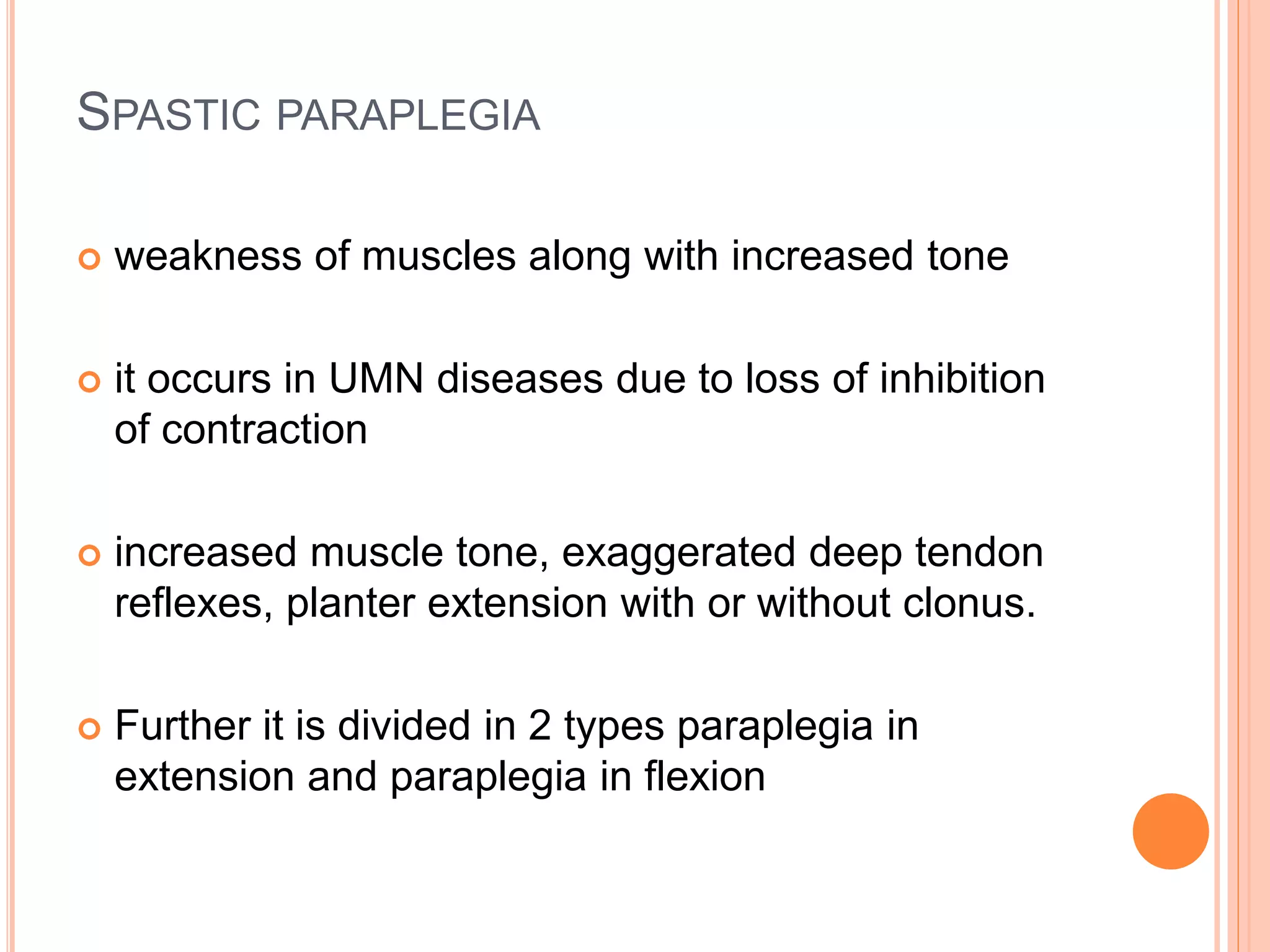 Paraplegia | PPTX