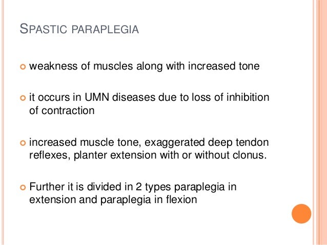 Paraplegia Causes