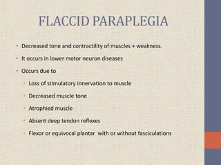 Approach to paraplegia in children | PPTX