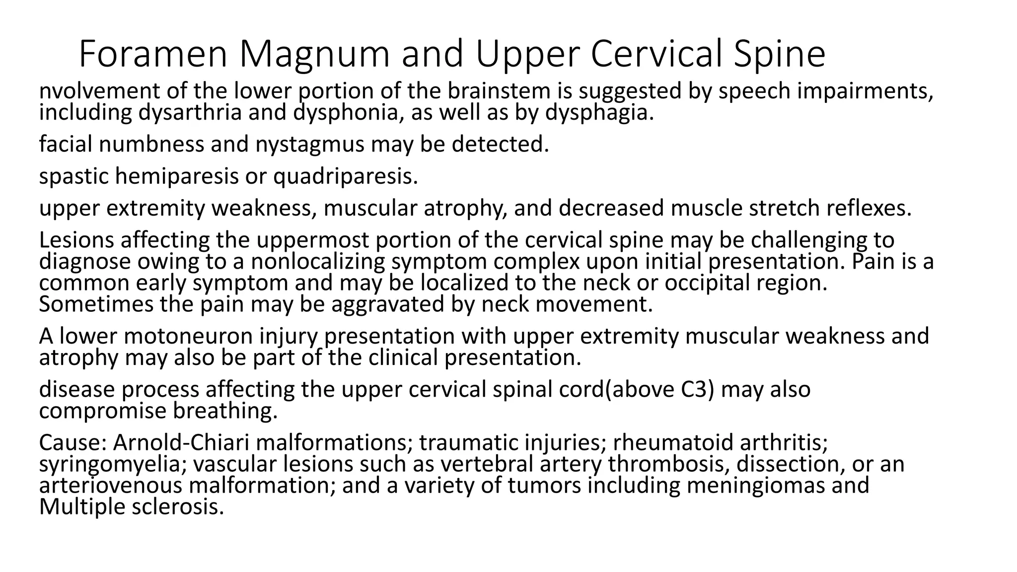 Paraplegia and spinal cord syndromes | PPTX