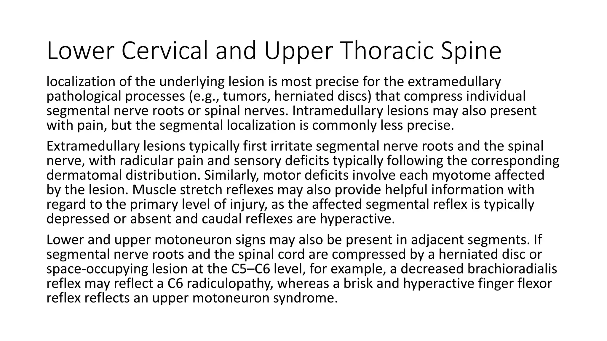 Paraplegia And Spinal Cord Syndromes Ppt