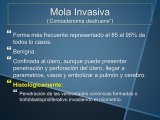 Neoplasia Trofoblástica Gestacional | PPTX
