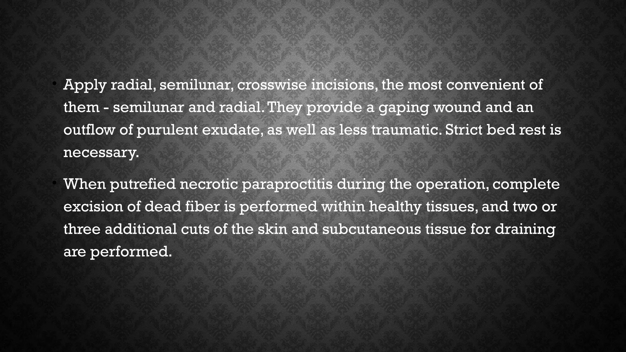 Paraproctitis | PPT