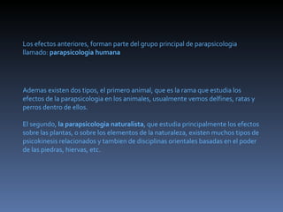 Parapsicologia | PPT