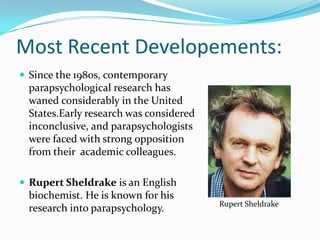 Parapsychology | PPTX