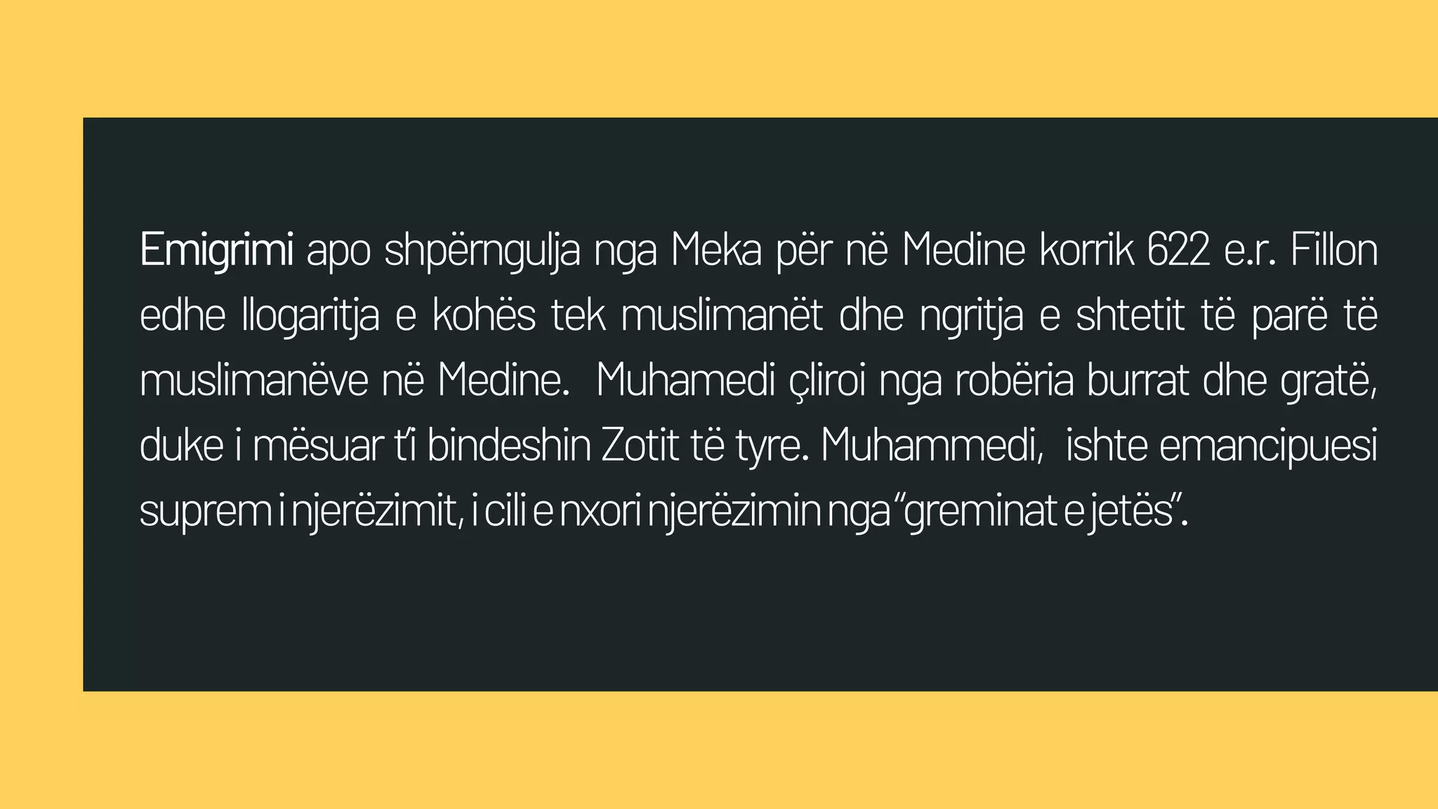 Paraqitja e Islamit | PPT