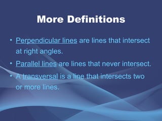 Pararallel lines and_transversal-2 | PPT