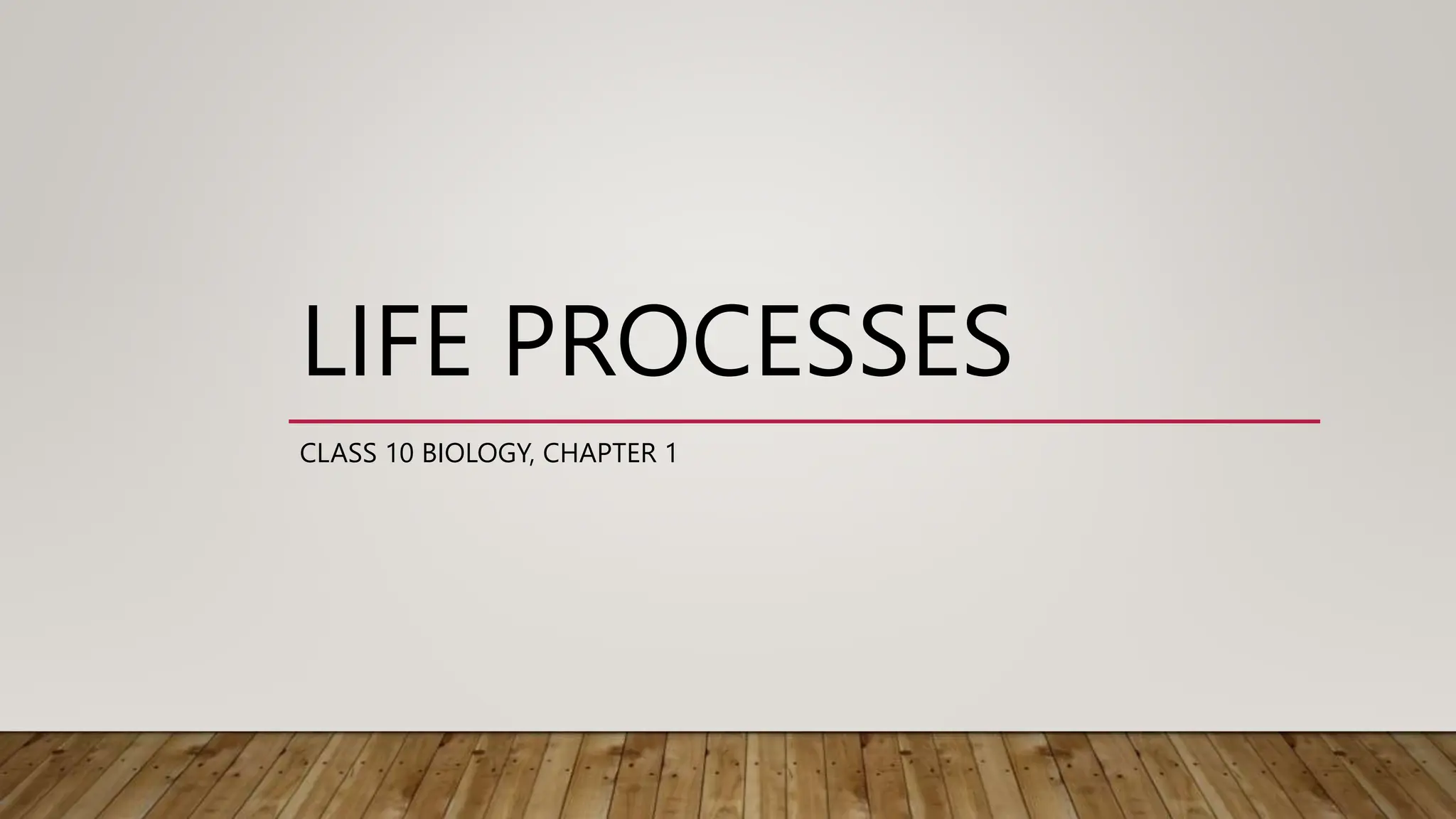 Class 10 presentation on biology chapter 1 | PPTX