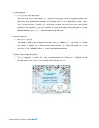 Marketing Plan (Parasat Cable TV) | PDF