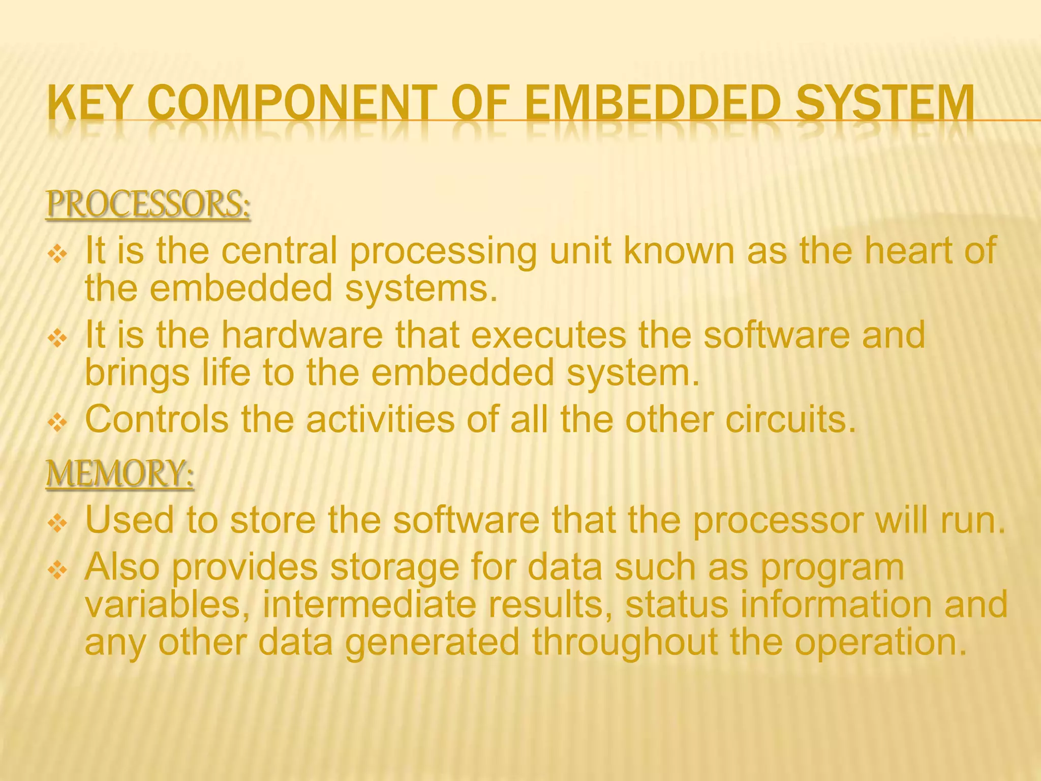 Presentation on Embedded system using micro controller by PARAS JHA | PPT