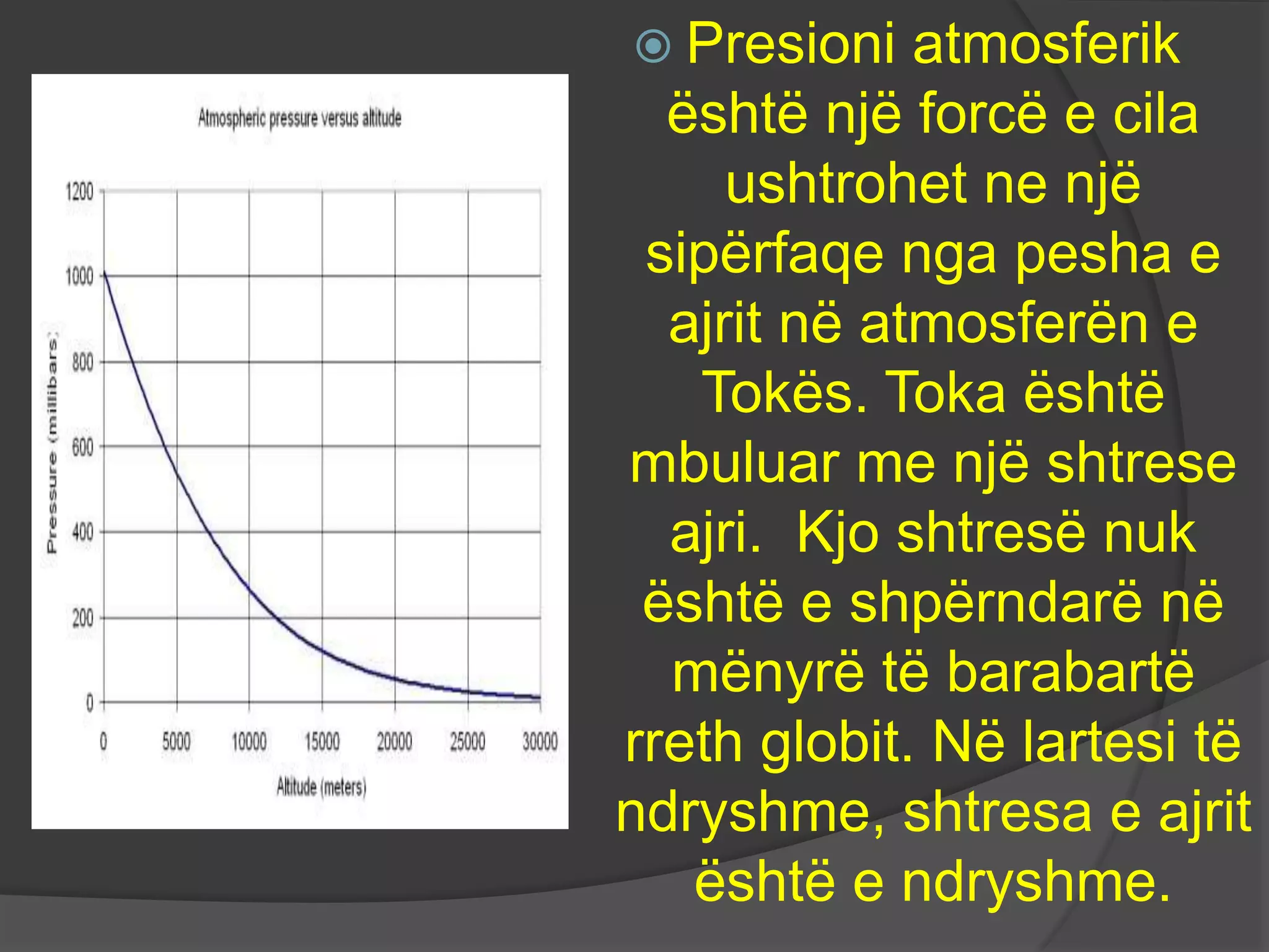 Parashikimi i motit nepermjet matjes se shtypjes atmosferike | PPTX