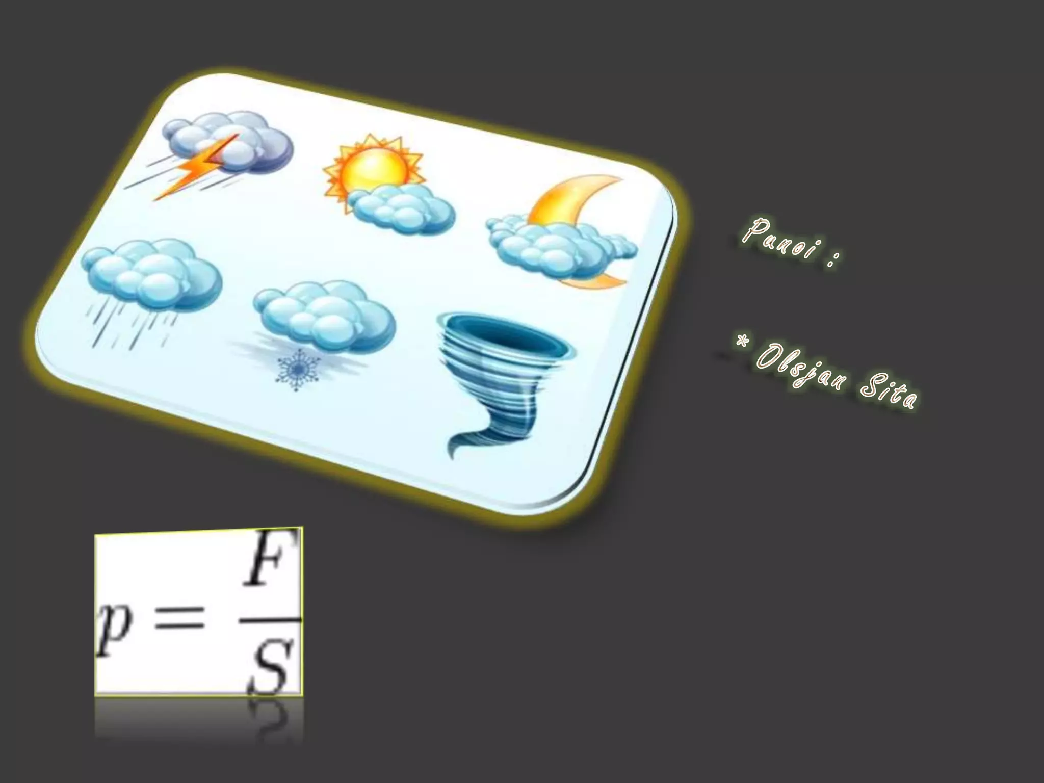 Parashikimi i motit nepermjet matjes se shtypjes atmosferike | PPTX