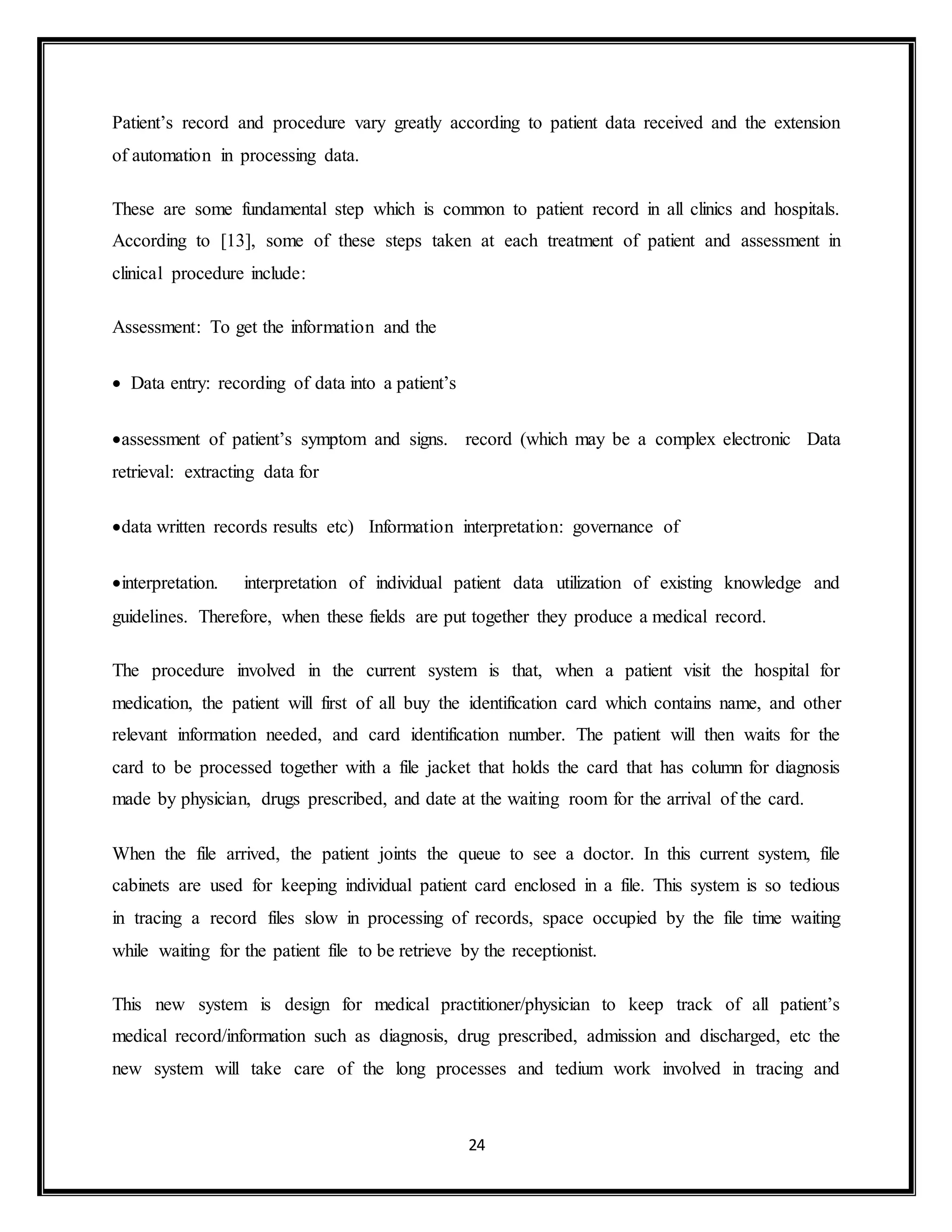 medical records department | DOCX