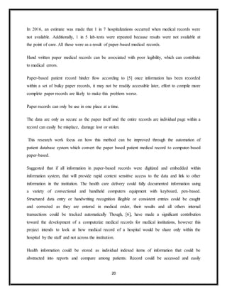 medical records department | DOCX