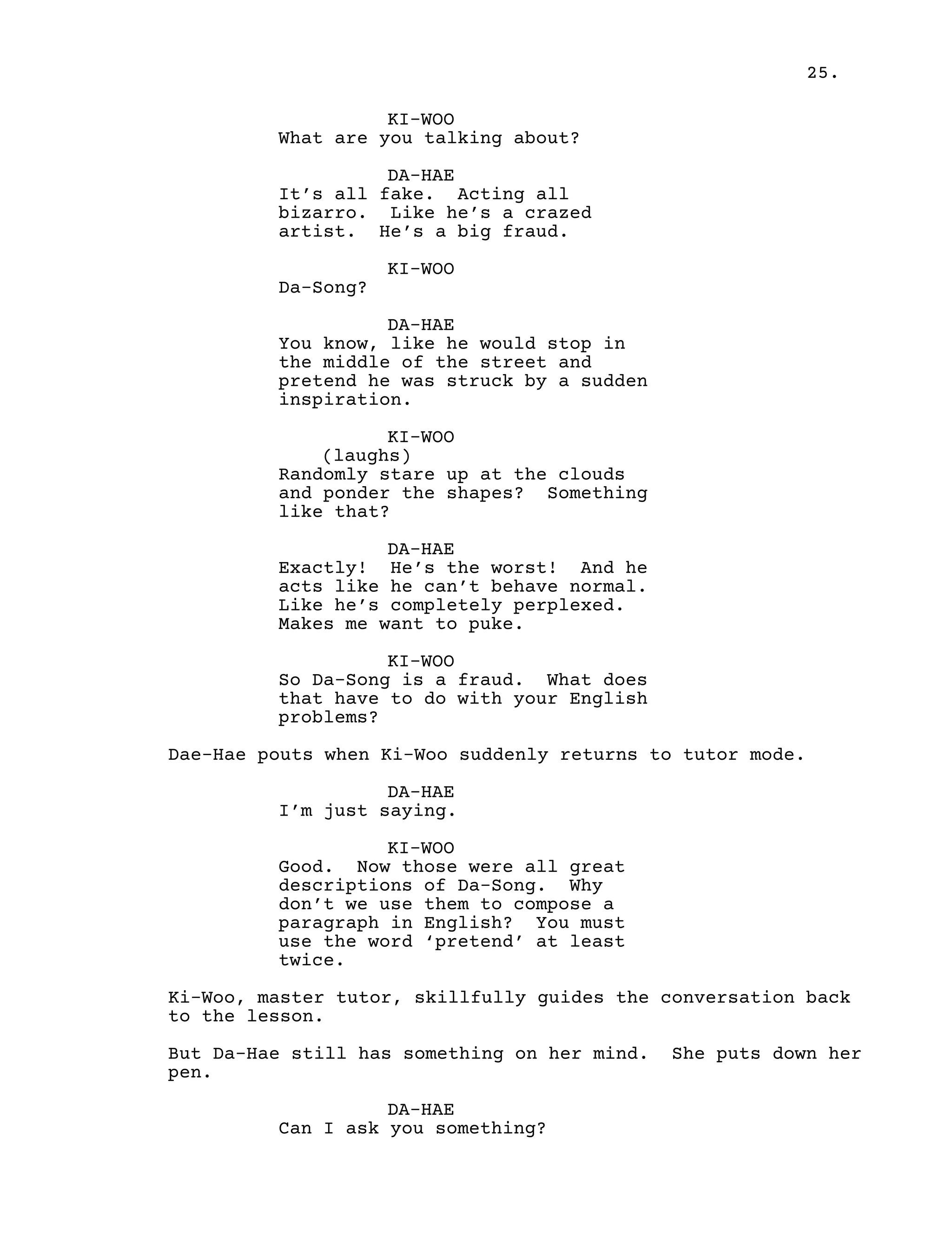 Parasite script (Screenplay) | PDF