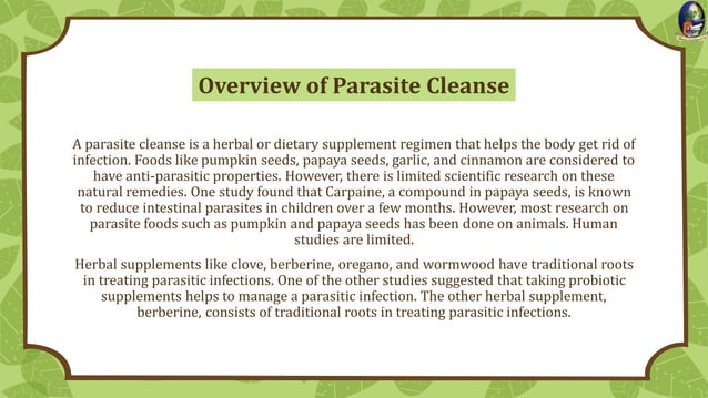 Parasite Cleanse Tincture: Benefits and How It Works | PDF