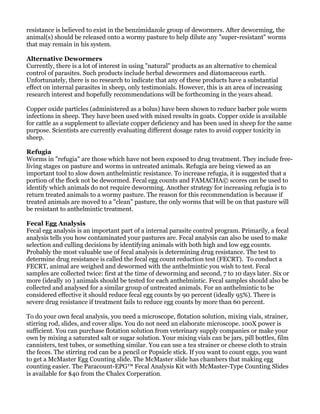 Parasite control | PDF