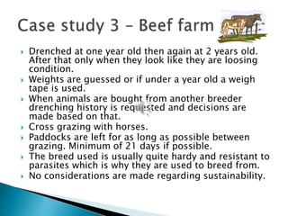 Parasite control for farmers. | PPT