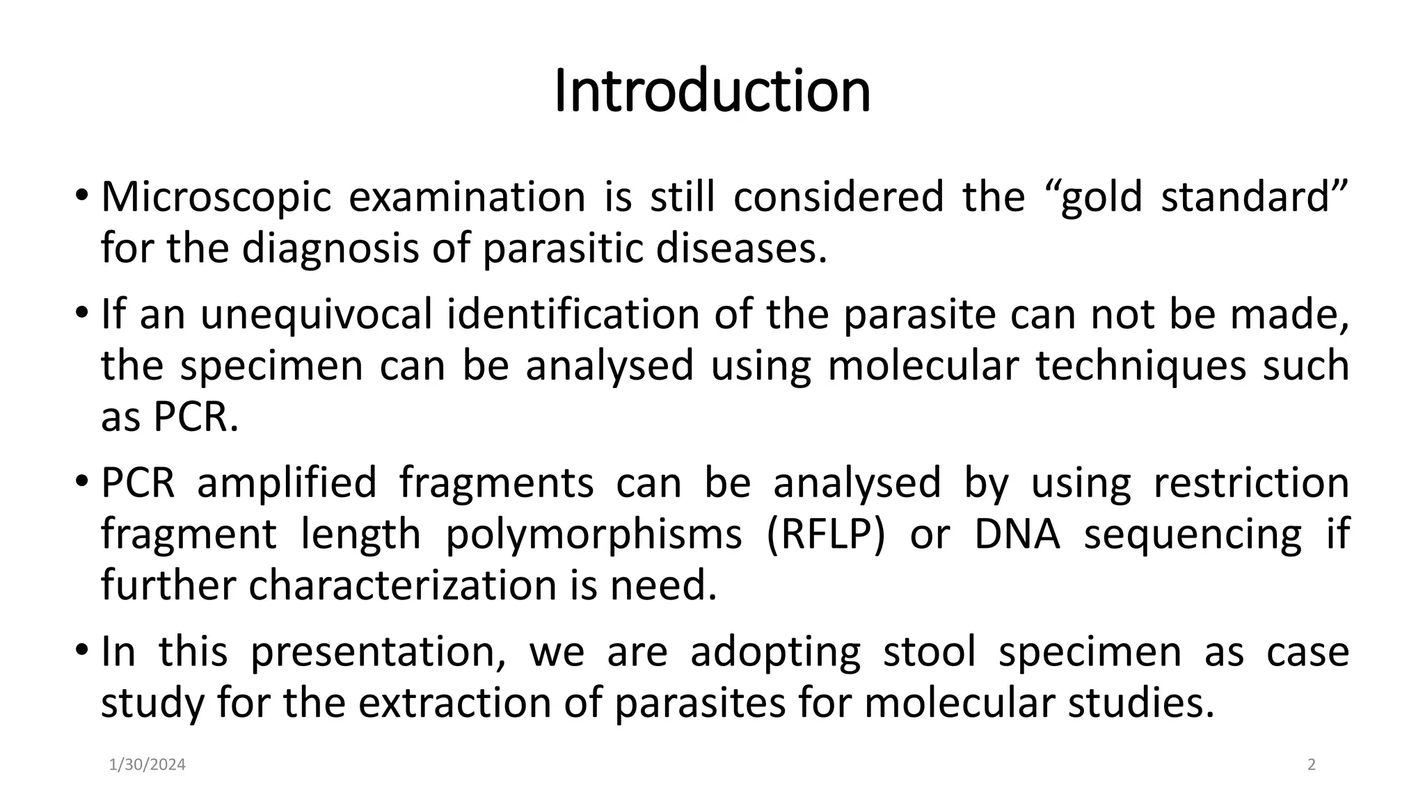 parasite DNA extraction .pptx