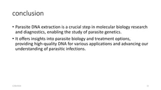 parasite DNA extraction .pptx