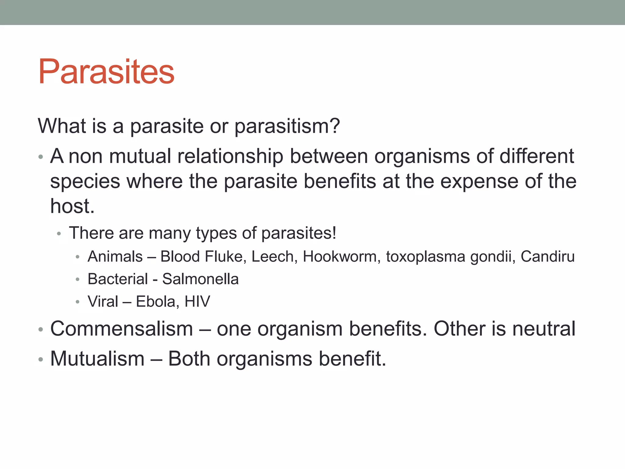Parasites | PPT