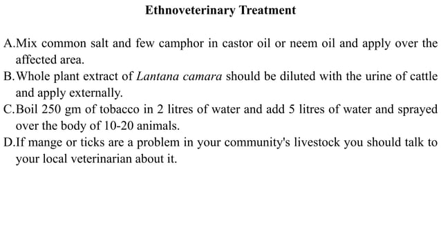 Animal Parasites and Diseases of livestock | PDF