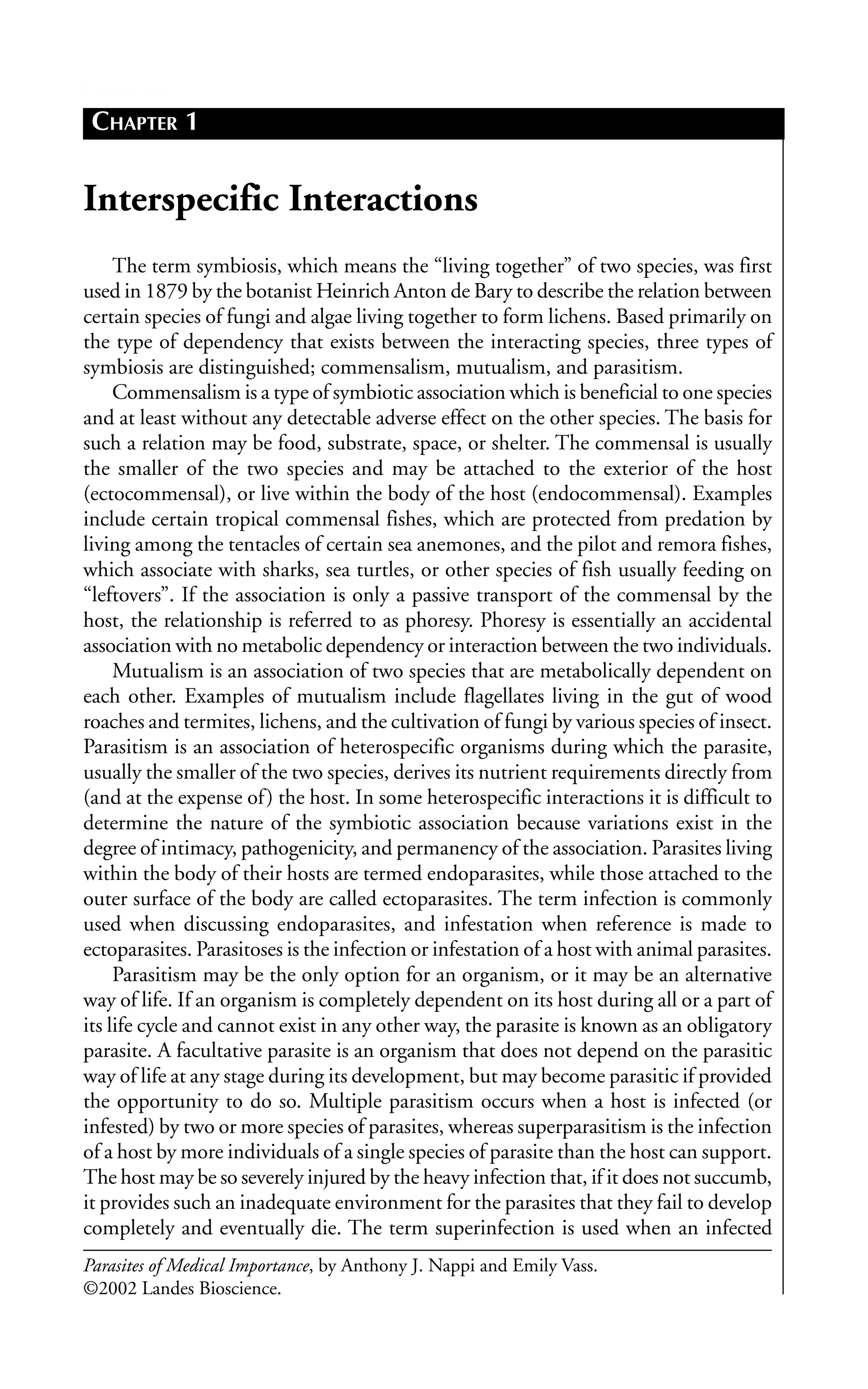 Parasites of medical importance | PDF