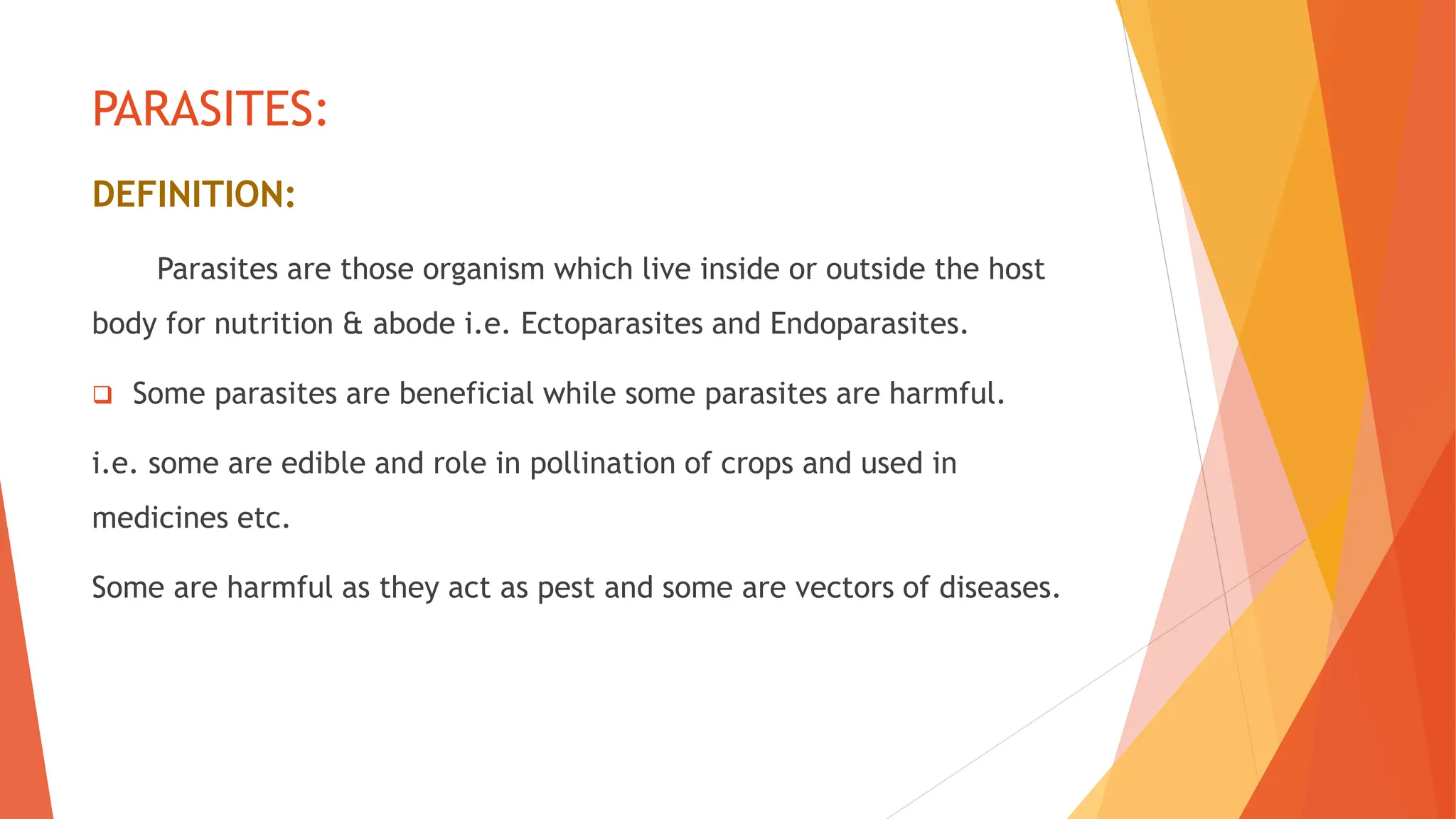 PARASITE WITH POLAR FILAMENTS PowerPoint presentation | PPTX