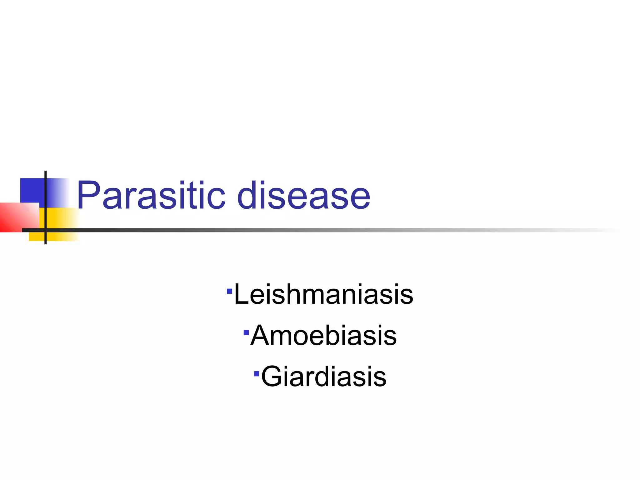 Parasitic disease | PPT